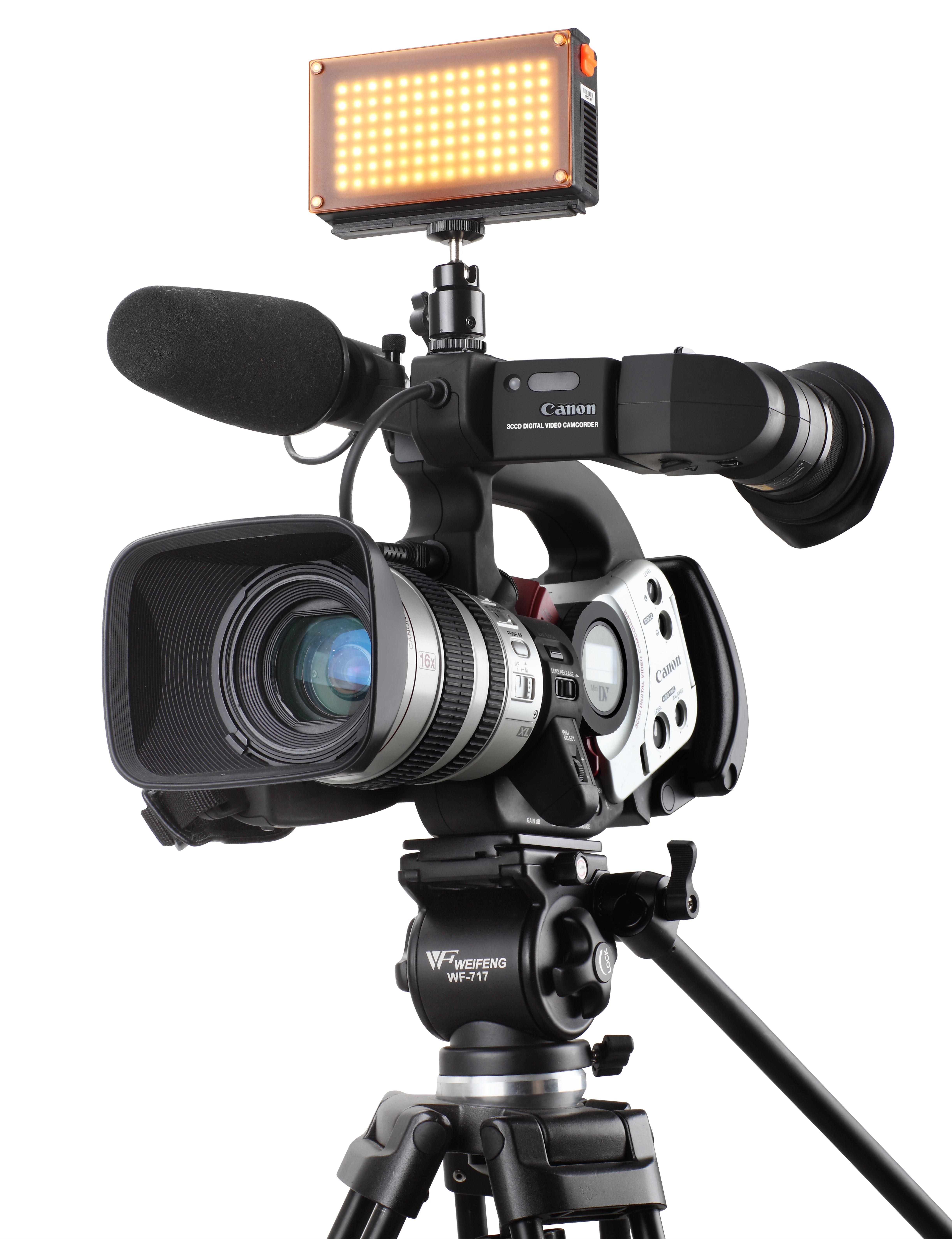Smart Dimmable Camera Lighting Equipment , LED Cam Lights 450 Lux/M